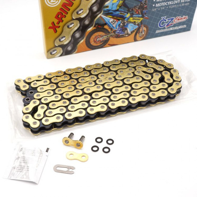 CZ 520 Premium NXR Kette X-Ring 118 Glieder Gold Schwarz